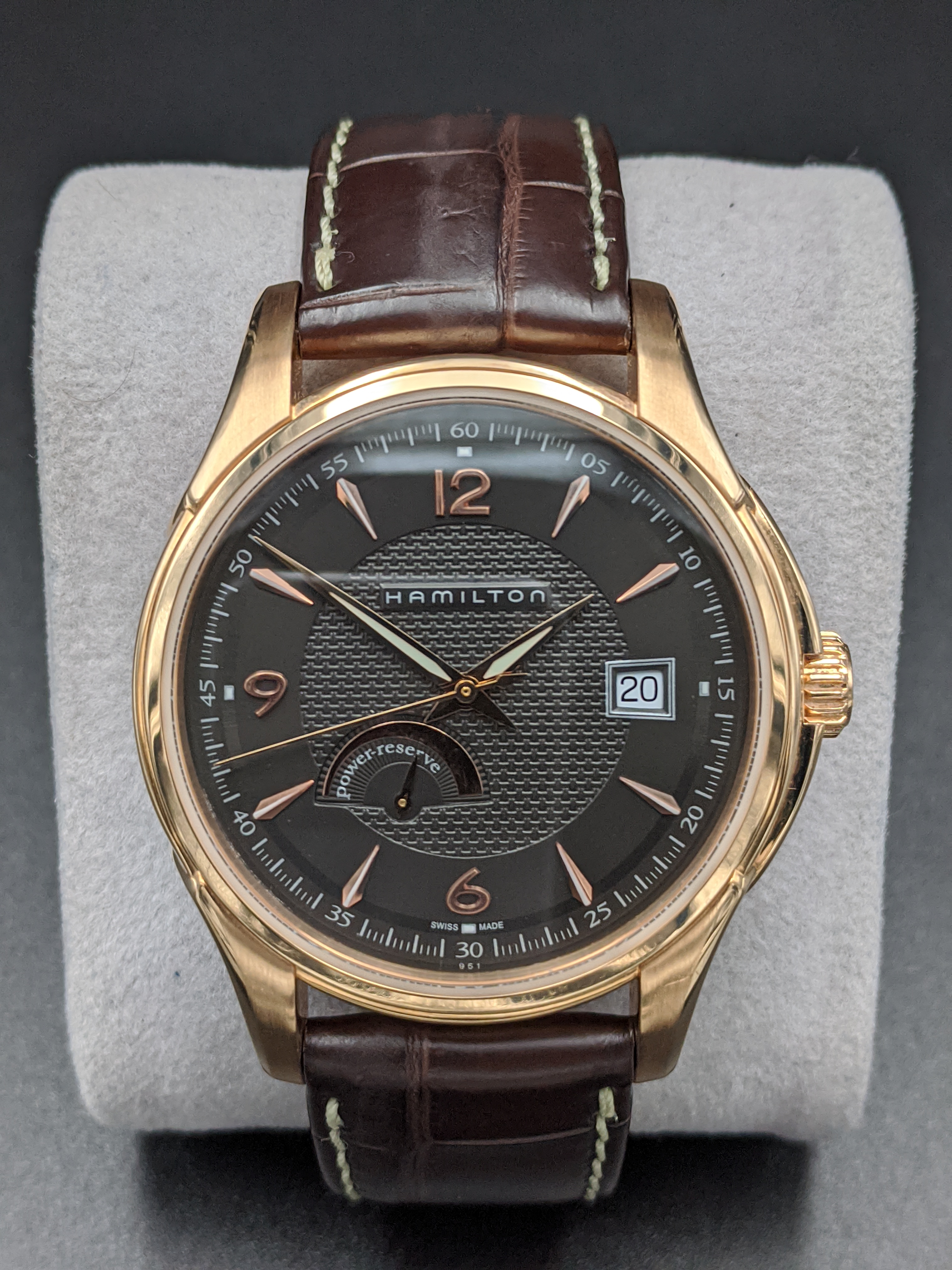 Hamilton Jazzmaster Viewmatic Gold