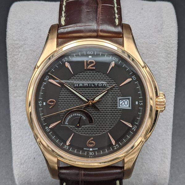 FS: Hamilton Jazzmaster Power Reserve 18K Gold Limited Edition H325490 ...