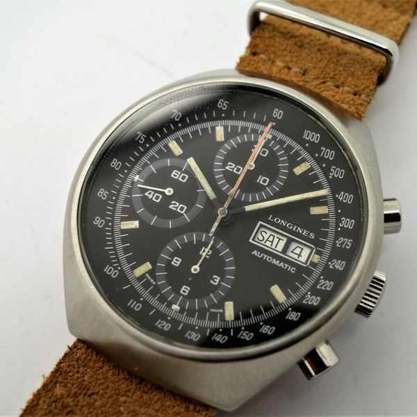 Longines Military IDF Israel watch Chronograph 1982 Very rare ...