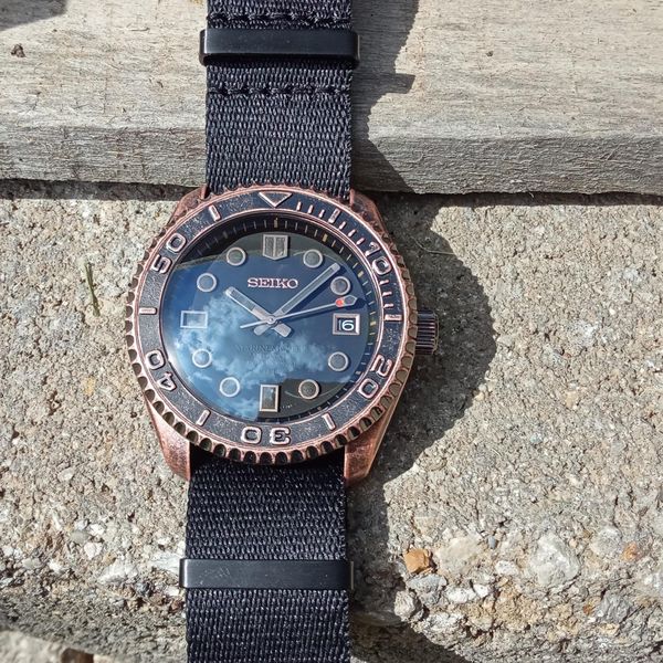 [WTS] Custom SKX - Copper PVD Case - Blackout Dial - Reduced - $240 ...