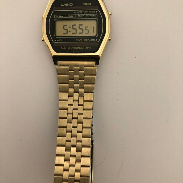 Vintage 80's Casio Alarm Chronograph SA-50G Digital Watch Module 145 ...