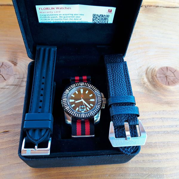 ***SOLD***LNIB Florijn Automatic 300m Diver US & Canada Full Kit ...
