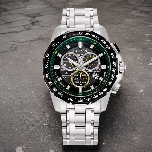 Citizen Promaster MX Eco Drive Men's Chronograph Racer 43MM BL5578-51E ...