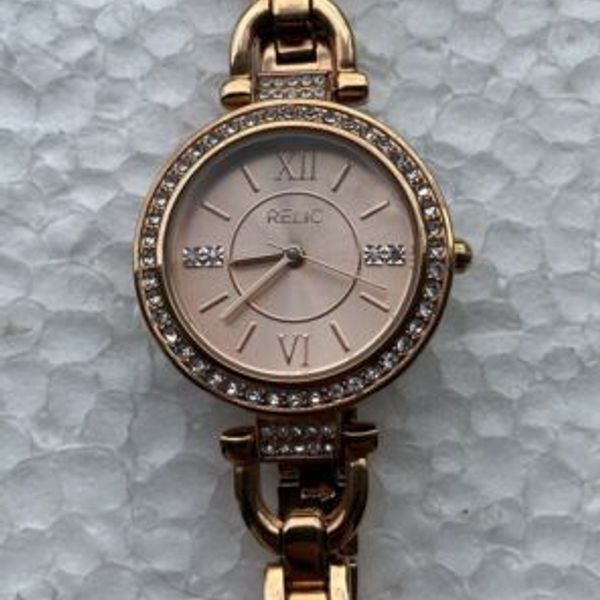 WOMEN'S RELIC BY FOSSIL DRESS WATCH ROSE GOLD TONE NICE! | WatchCharts ...
