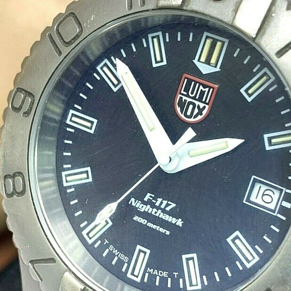 LUMINOX F-117 Mens Watch Nighthawk SERIES 900 Lockheed Martin Stealth ...