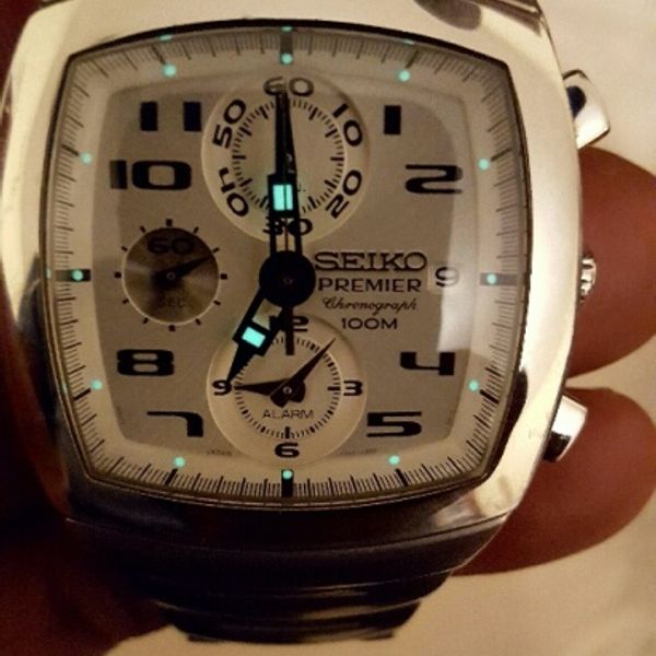 FS: Seiko Men's SNA143 Premier Chronograph Alarm Watch (2002)**REDUCED ...