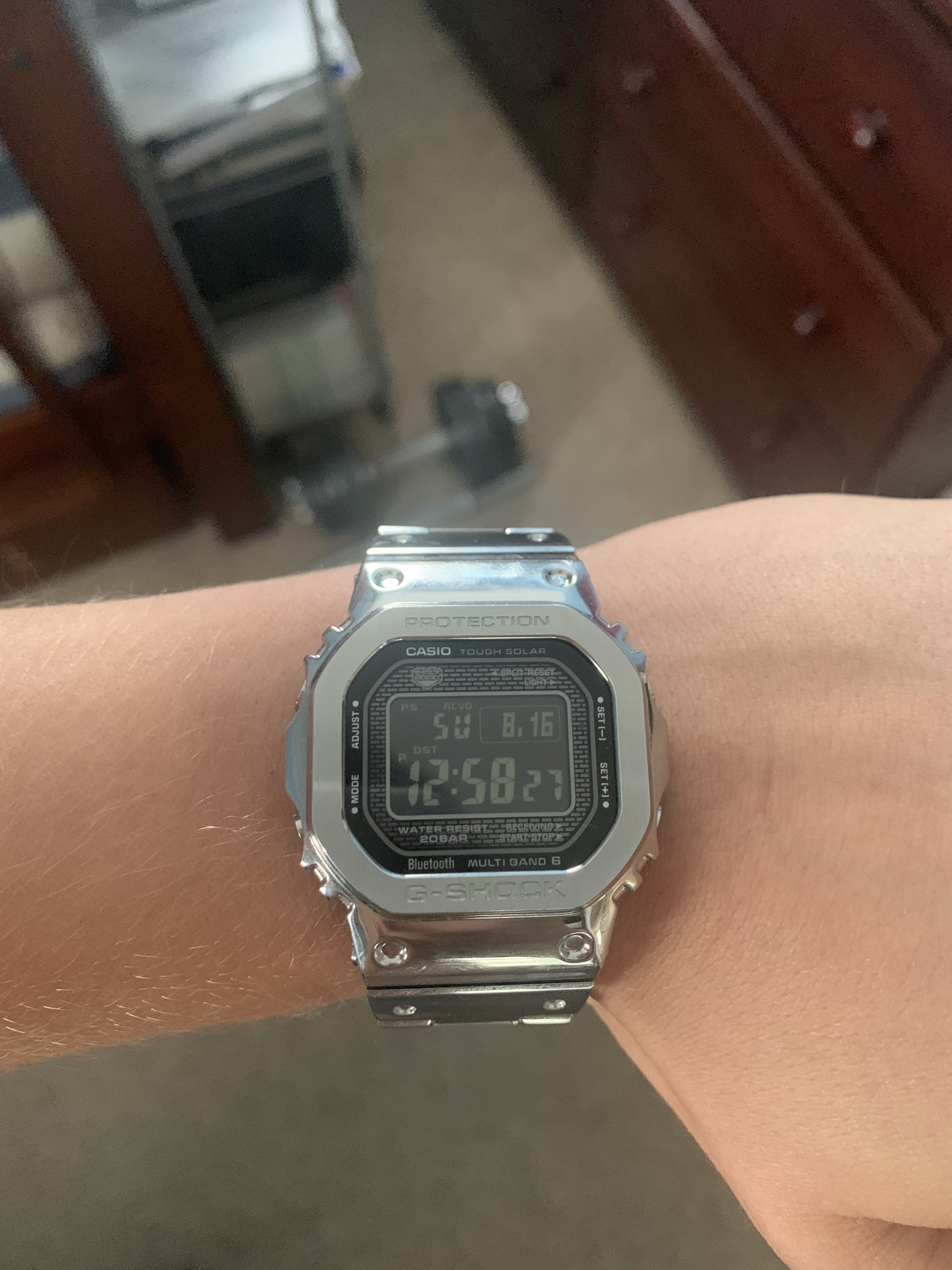 [WTS] Full Metal Casio G-Shock GMWB5000-1 Box and Papers | WatchCharts