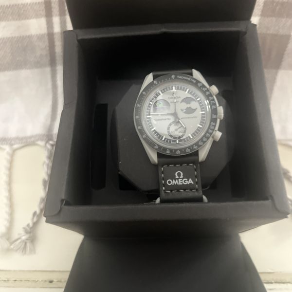 Swatch OMEGA Watch Mission To The Moon-Black | WatchCharts Marketplace