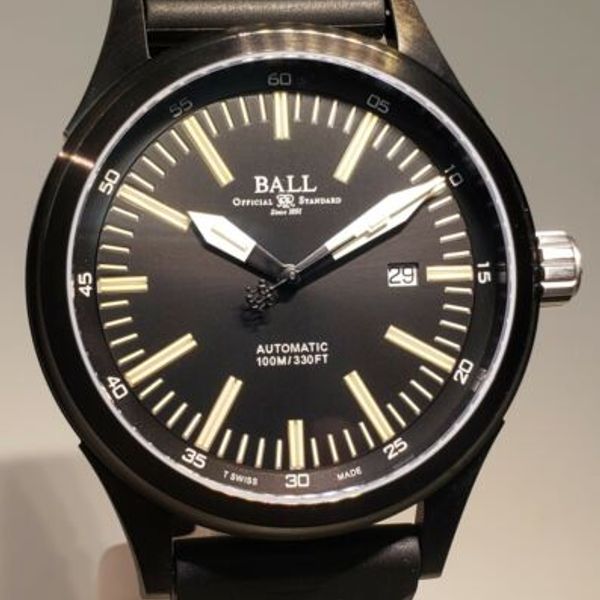 BALL Fireman Night Train II Wristwatch NM2092C NEW MSRP 2,099 WARRANTY ...