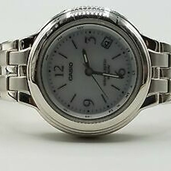 Casio Wave Ceptor Wr 50m Tough Solar LWQ-120 8" Watch Runs TT737 ...