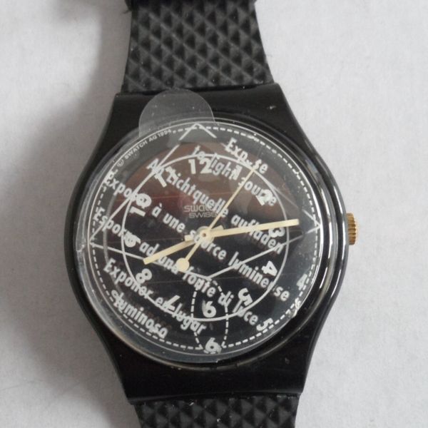 SWATCH ~ RARE SOLAR MOONSHINE MODEL 1995 (Number Srb 100) # TAKE A LOOK ...