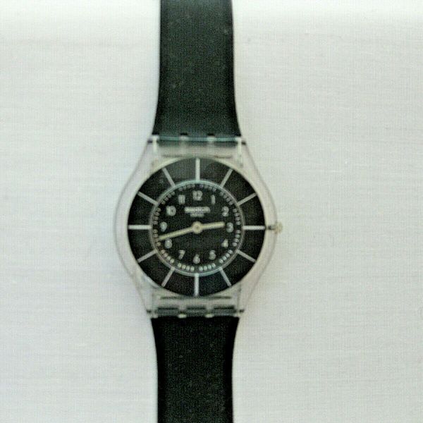 Swatch Skin Watch SFK361 Black Classiness New Battery | WatchCharts ...