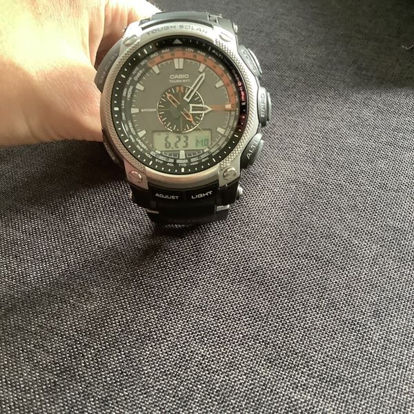 Casio Pro Trek 5000 Menâ s Watch Excellent Working Order Excellent ...