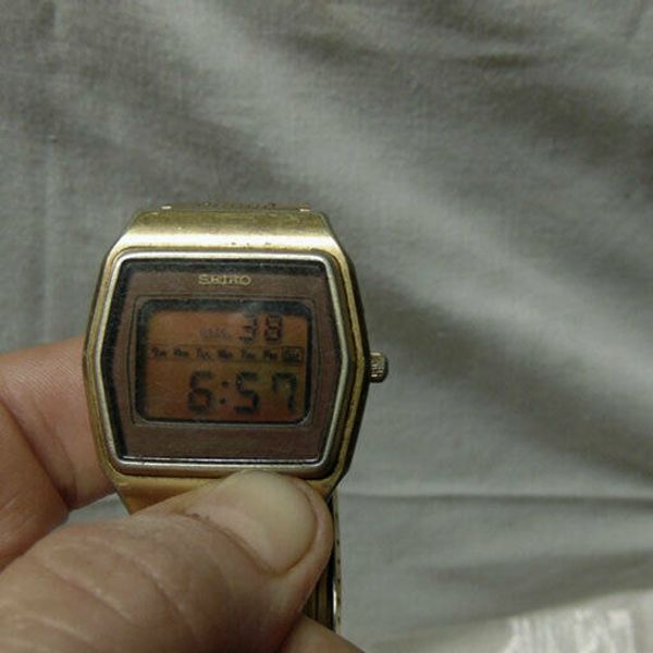 Vintage Seiko Quartz LC Men's Wrist Watch 0139-5019 Liquid Crystal ...