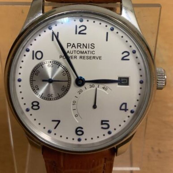 Parnis Automatic Power Reserve Gents Watch | WatchCharts Marketplace