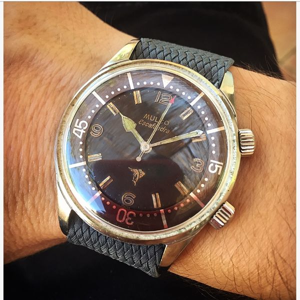 FS : Rare vintage diver Mulco Escafandra Super Compressor | WatchCharts ...