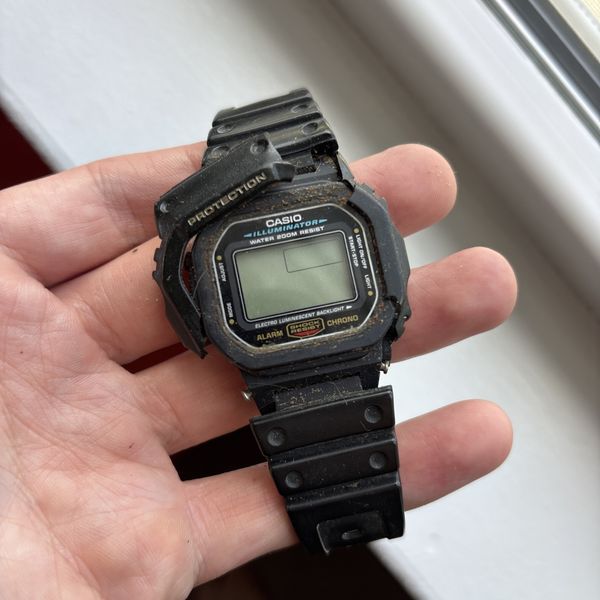 Used Casio DW5600E Vintage Watch Module 1545 Vintage For Parts As Is ...