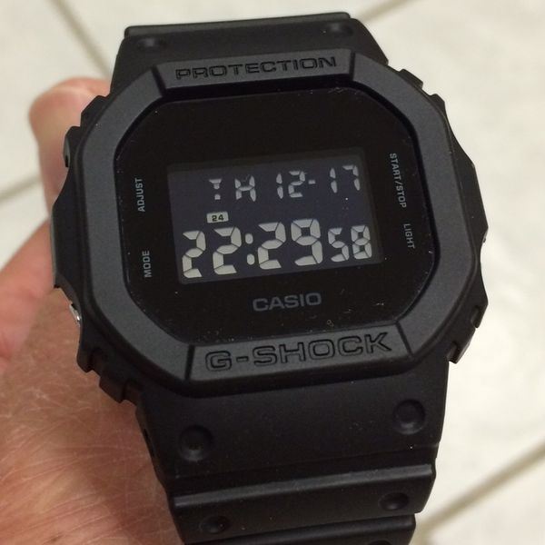 FS: Casio G-Shock DW5600BB - the all black square | WatchCharts