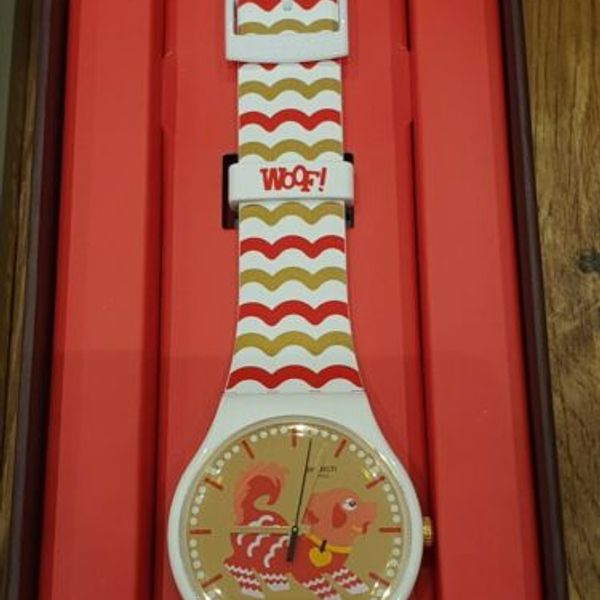 Swatch Watch Special Chinese New Year of the Dog 2018 WOOF WOOF SUOZ266 ...