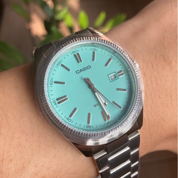 Casio MTP-1302PD Tiffany Blue Dial (Unit 3 of 4) | WatchCharts Marketplace