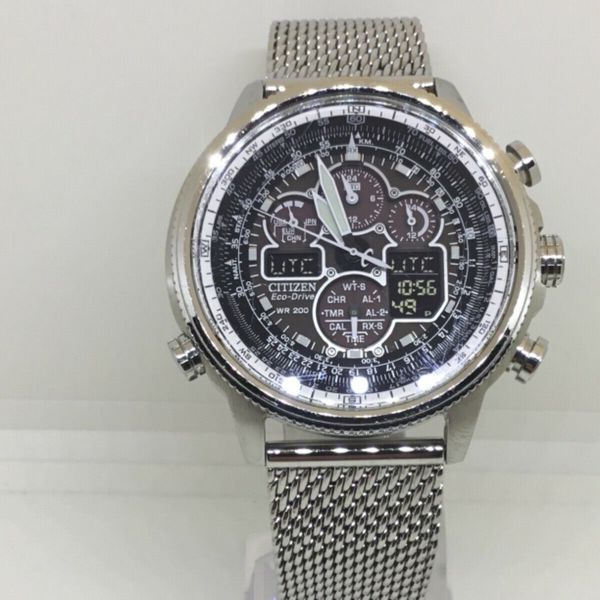 Citizen Navihawk A-T Radio U680 controlled Eco-Drive Watch JY8030-83E ...