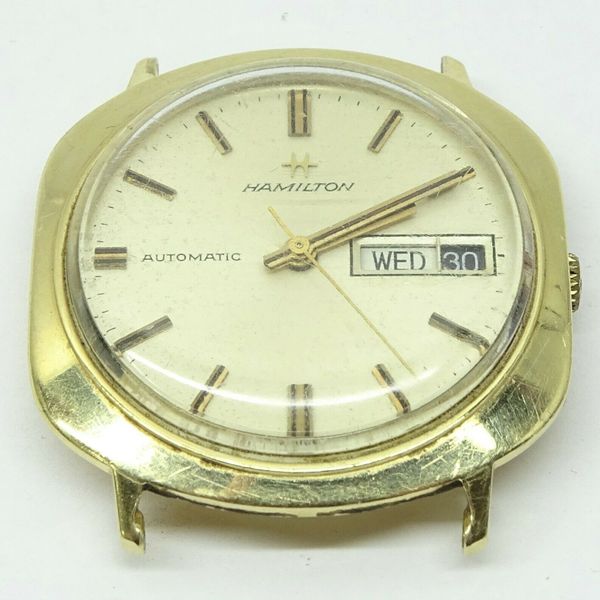 Vintage Hamilton 959171 Automatic Men's Watch 14K Gold "CASE ONLY ...