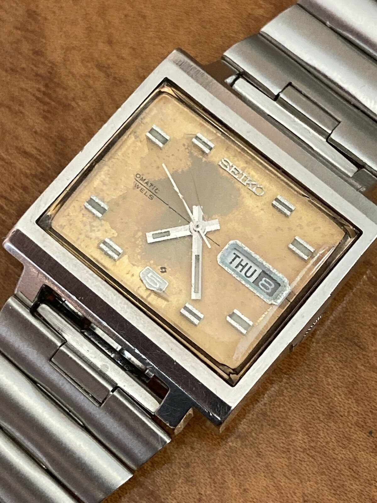 Vintage SEIKO 5 - 6119 5000 - 'Manhattan' - Automatic TV Dial Gents ...