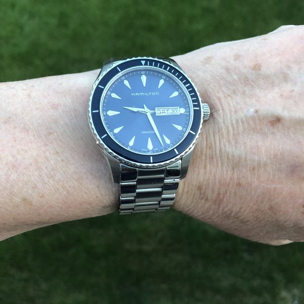 Hamilton Jazzmaster Seaview quartz FSOT in Canada | WatchCharts Marketplace