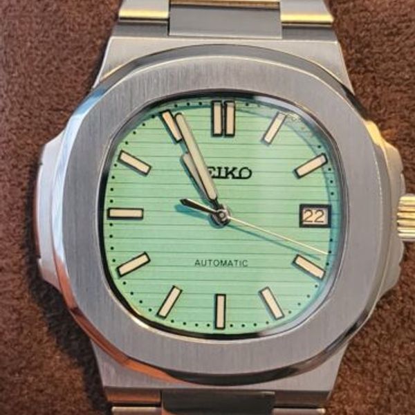 Custom Seiko Nautilus MOD | WatchCharts Marketplace