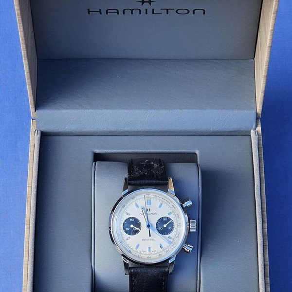 HAMILTON AMERICAN CLASSIC INTRAMATIC AUTO CHRONOGRAPH REF# H38429710 ...