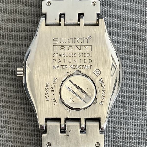2006 Womanâ s Swatch Irony Swiss Made Stainless Steel Quartz Watch ...