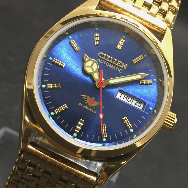 Vintage Citizen Automatic 21-Jewels Gold Plated Japanese Wrist Watch 8200 (Rest) | WatchCharts ...