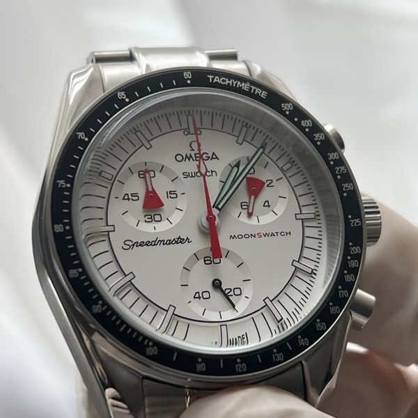 (RESERVED) BRANDED Omega Swatch MoonSwatch MISSION TO MARS METAL MOD ...