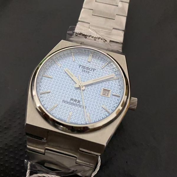 Tissot PRX Men's Watch |Light Blue Dial | Silver Stainless Steel ...