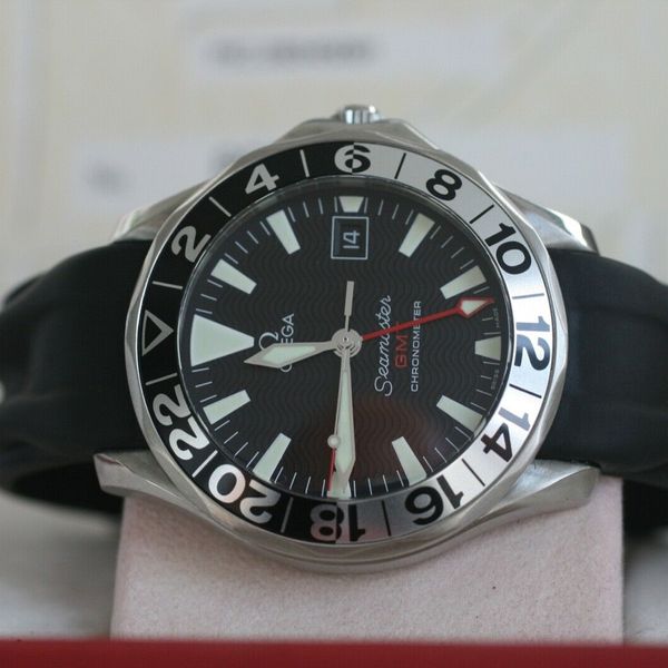 Omega Seamaster GMT 2834.50.91 300M Full Box Set & Papers. Excellent ...