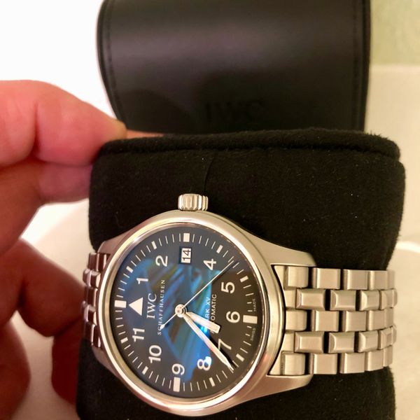 IWC Mark XV Classic Pilot 3253 on Steel Bracelet, Service Box, Factory ...