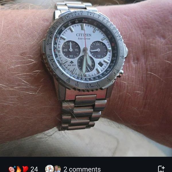 Citizen Promaster Navihawk Chronograph Silver Dial Men's Watch CA4660 ...