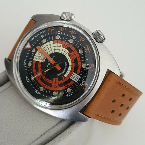 Vintage FORTIS Marinemaster Super-Compressor 42mm Automatic, c.1960s ...