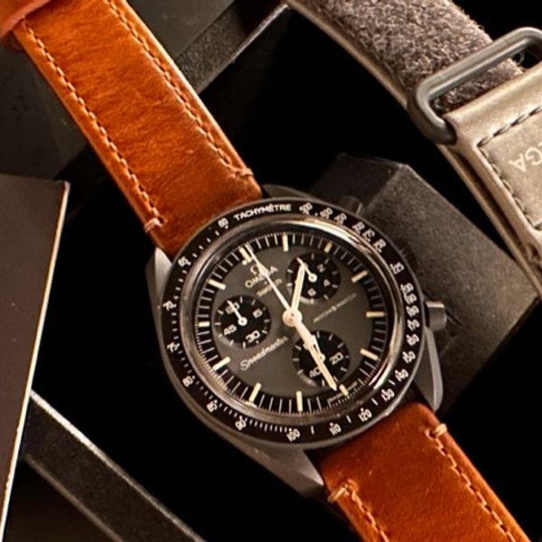 Omega X Swatch Collab "Mission to Mercury" with an extra strap, new ...
