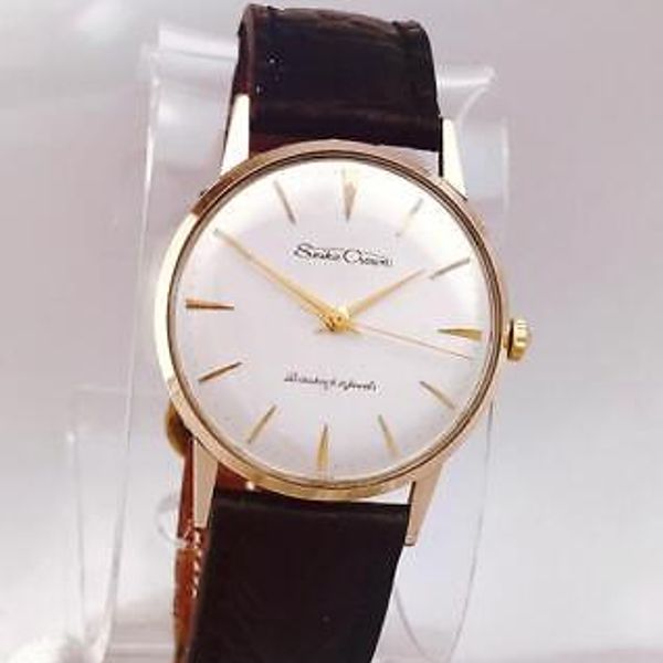 1959 SEIKO CROWN DIASHOCK 21J CAL 560 MANUAL WIND Men's Wrist Watch JAPAN - RUNS | WatchCharts ...