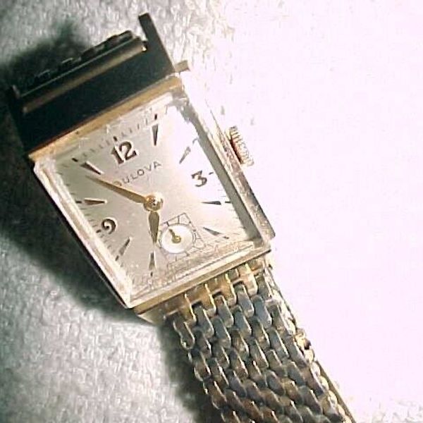 full 10K GF BULOVA 1950s fifth avenue - VERY SHARP CONDITION - Orig ...