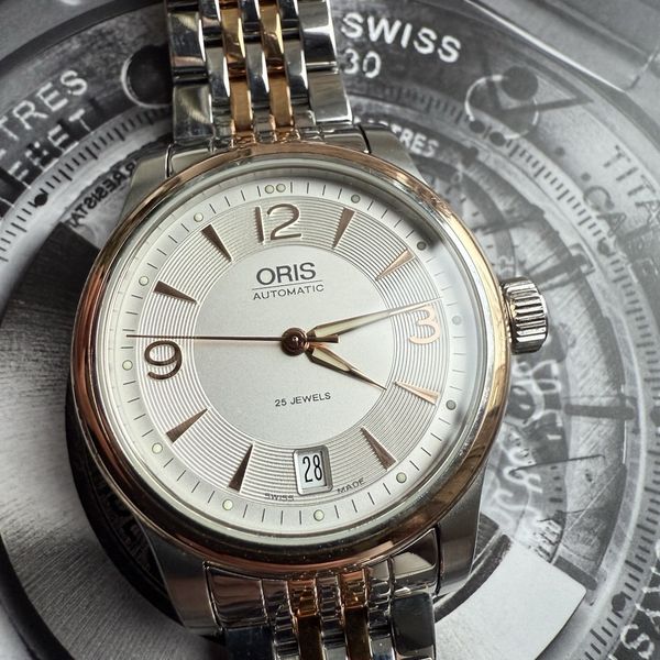 Oris 7578 Classic Date Automatic Swiss Made Menâ s Watch | WatchCharts ...