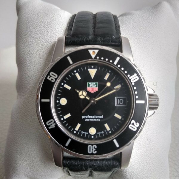 Tag Heuer 1500 Submariner 929-213G-20 Beautiful patinated original MID ...
