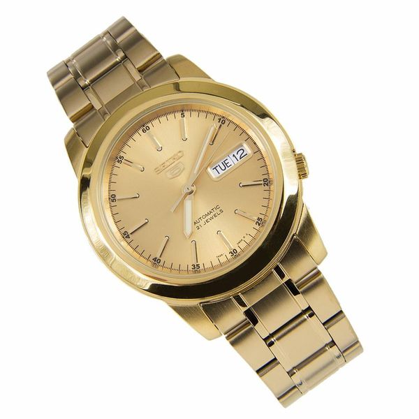 Seiko Men's Automatic Analog Display Stainless Steel Strap SNKE56K1 ...
