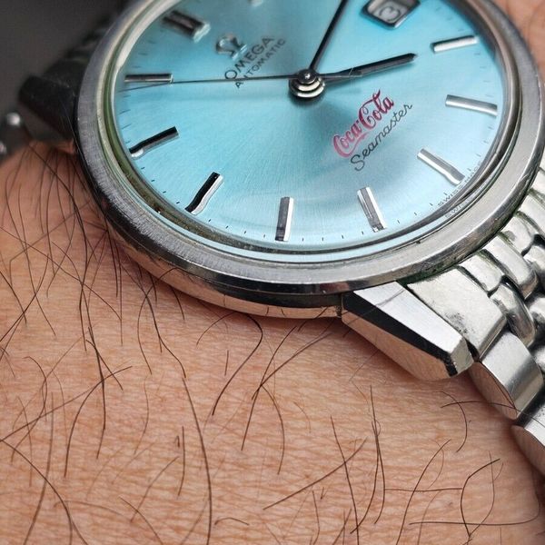 Vintage Omega Seamaster Cal.565 Ice Blue Dial Men's Automatic Watch ...