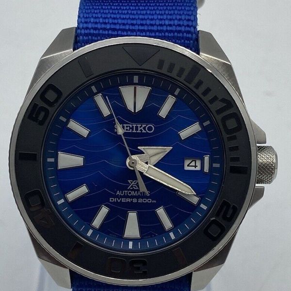Seiko Prospex Save the Ocean Mod Great White Shark Men's Automatic 44mm ...