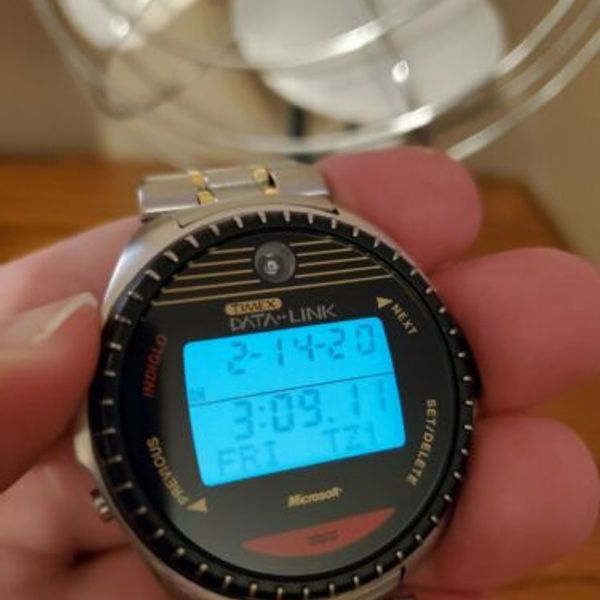 Timex Microsoft Data Link 150 Mid 90s Vintage Near Pristine Rare OG ...