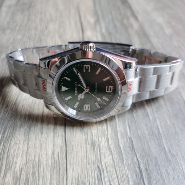 [WTS] Custom Seiko NH38 Explorer Build | WatchCharts Marketplace