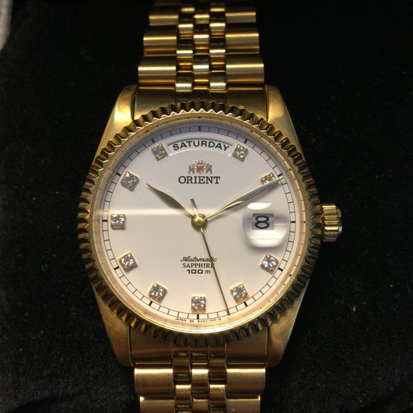 Orient President Day-Date Gold Custom | WatchCharts Marketplace