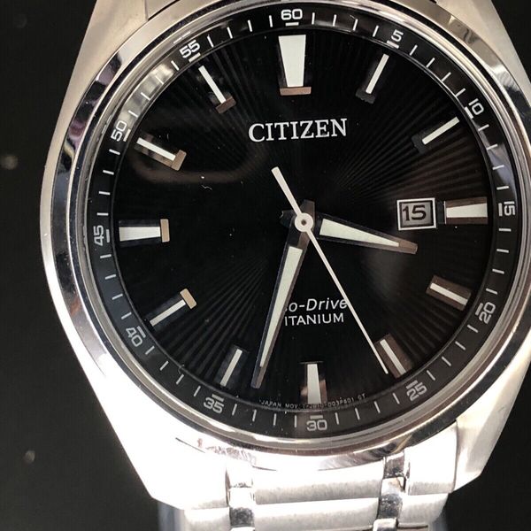 Citizen Eco-Drive Super Titanium Men's Watch AW1248-80E â Lightweight ...